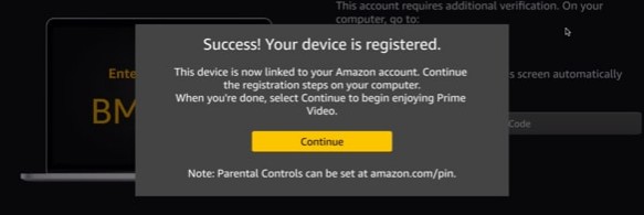 Unable to sign in on Prime Video