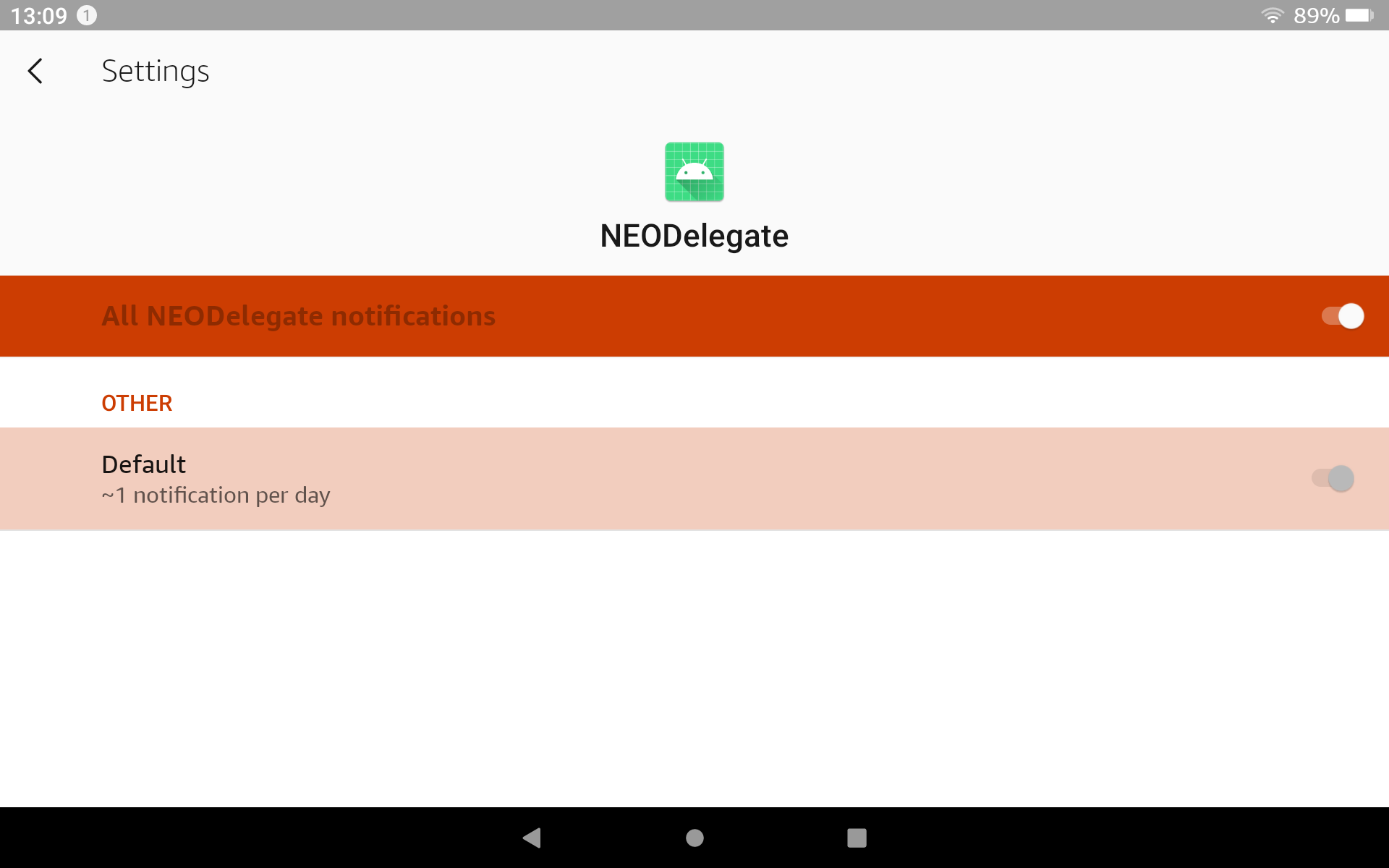 Bought a Fire HD 10 tablet in April & now seeing the NEO delegate message.